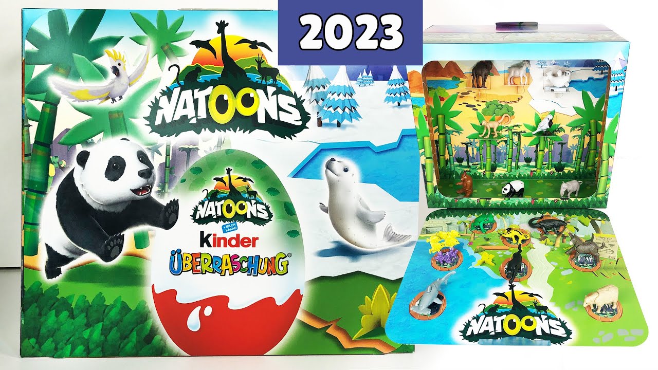 New Kinder Surprise Natoons 3 2023 киндер сюрприз натунс 3 2023 2024