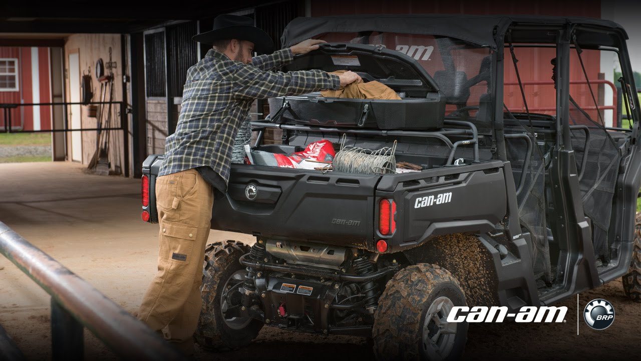Can Am Defender 2017 Cargo Accessories Youtube