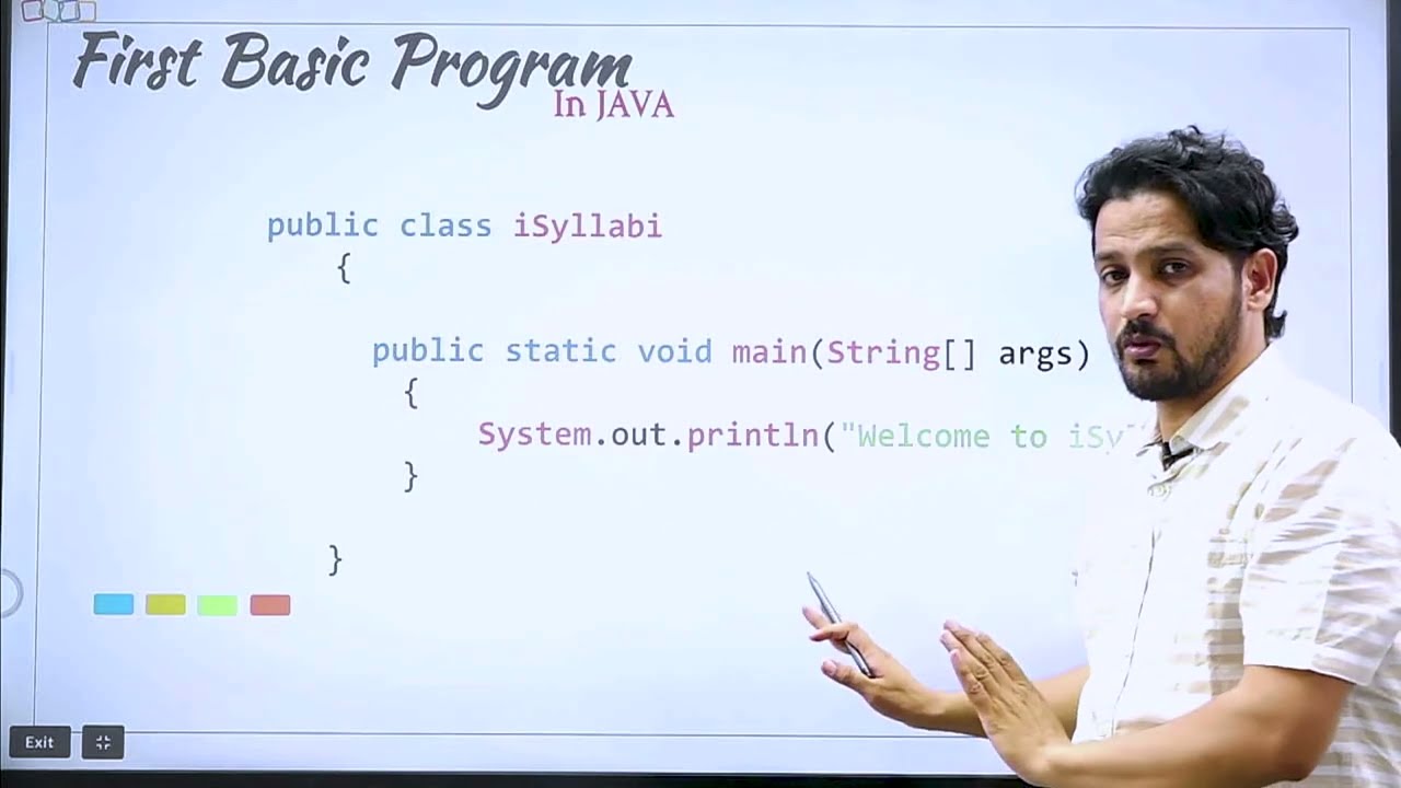 First Basic Program In Java Video 3 Control Structures Sequential