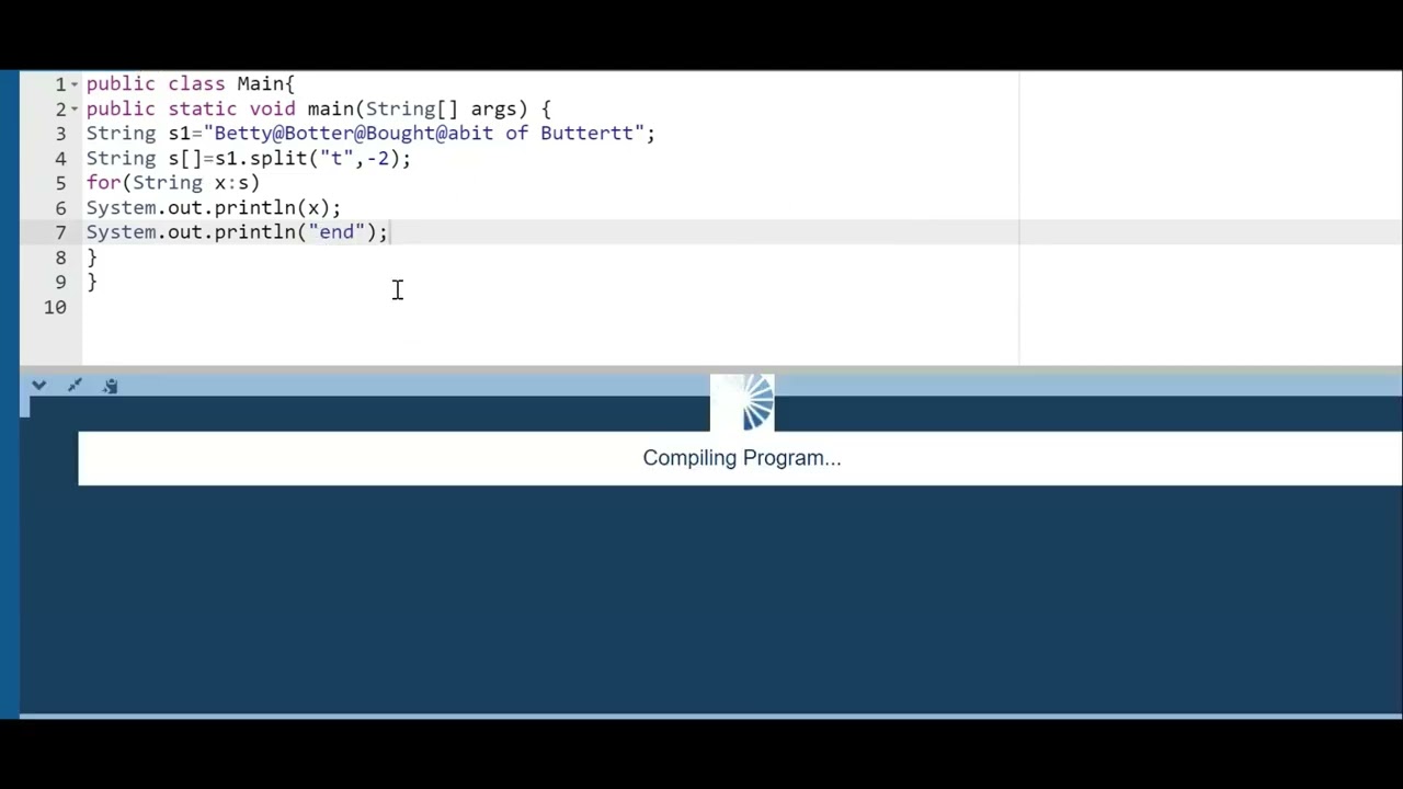 String Methods Split String Method Youtube