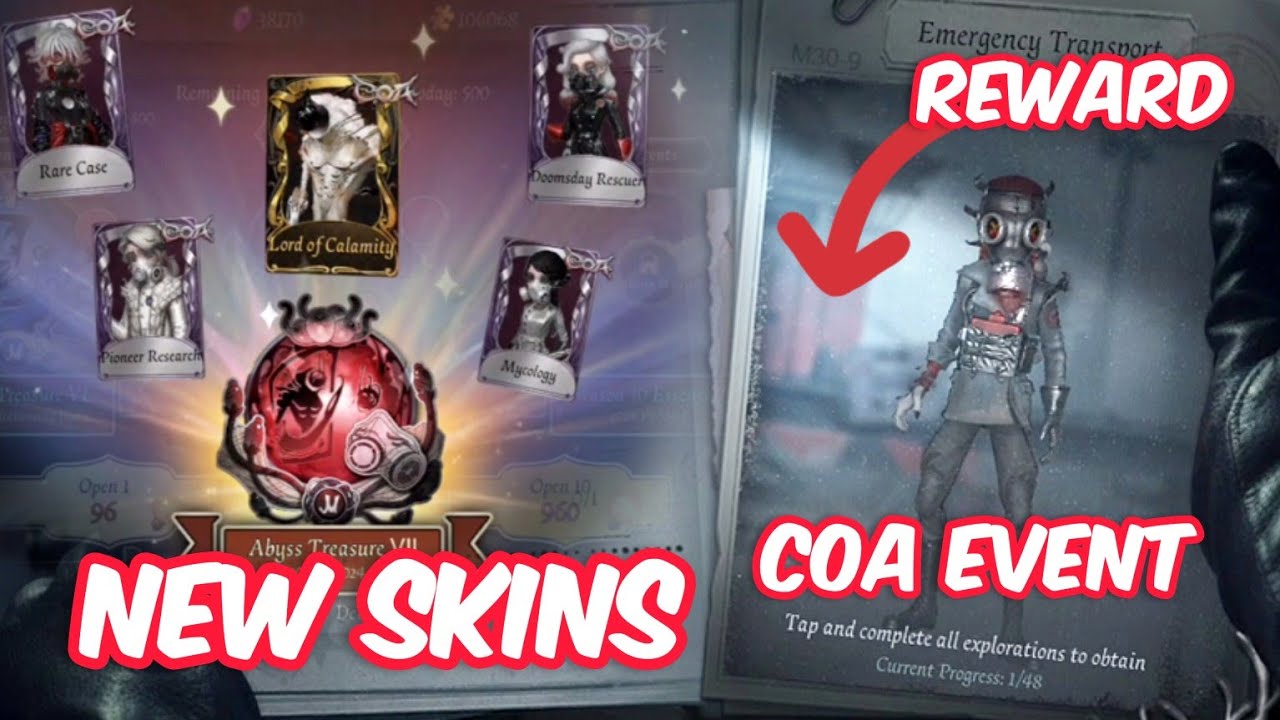 New Season New Skins Coa Event Rewards Identity V After Update