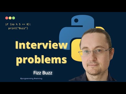 Interview Problem Leetcode Tutorial Fizzbuzz Python Programming