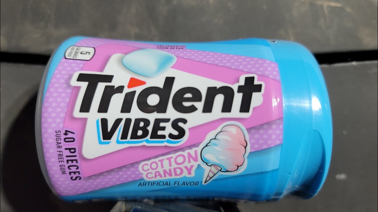 Trident Vibes Cotton Candy Review Youtube