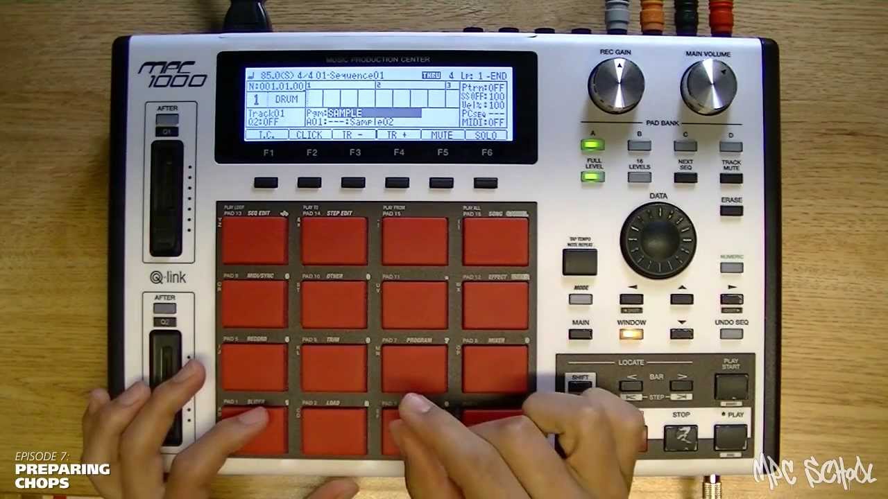 Mpc School 1000 Episode 7 Preparing Chops Youtube