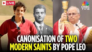 Vatican Live Canonization Of Blessed Carlo Acutis And Pier Giorgio ...