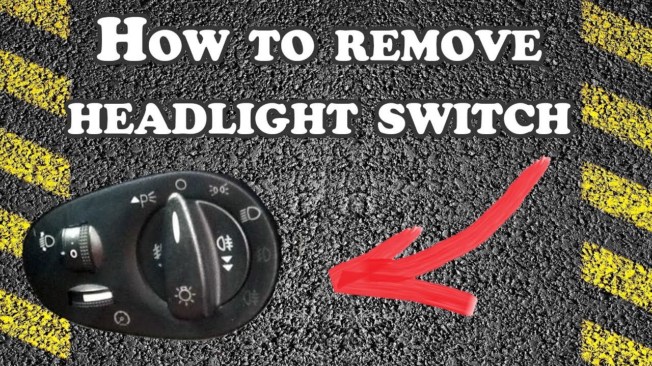 How To Remove Headlight Switch 2001 Ford Focus Youtube