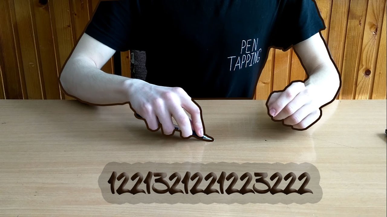 Pen Tapping Tutorial или как делать битбокс ручкой 15 Medium Beat