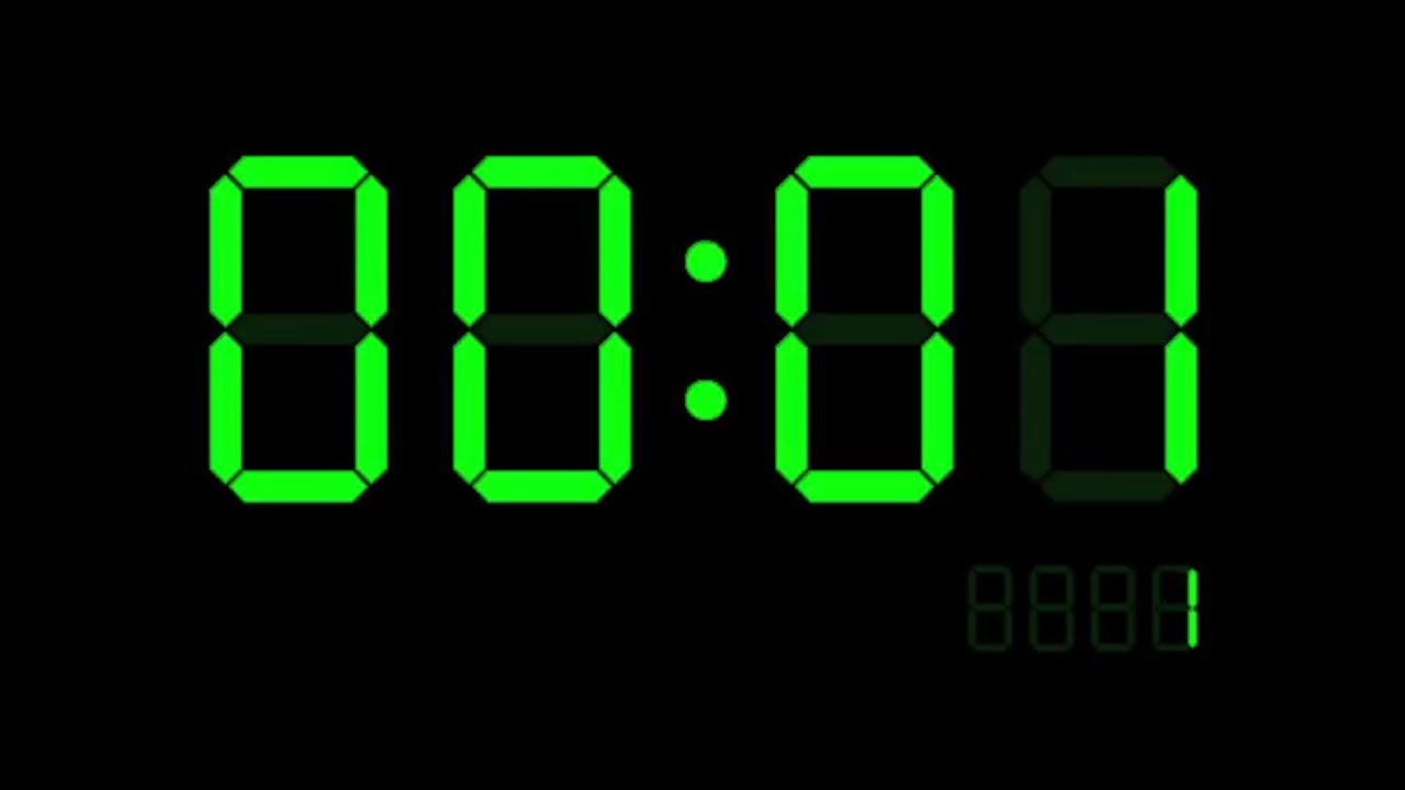 Perfect Digital Clock Ticking Sound Useful For Meditation Or