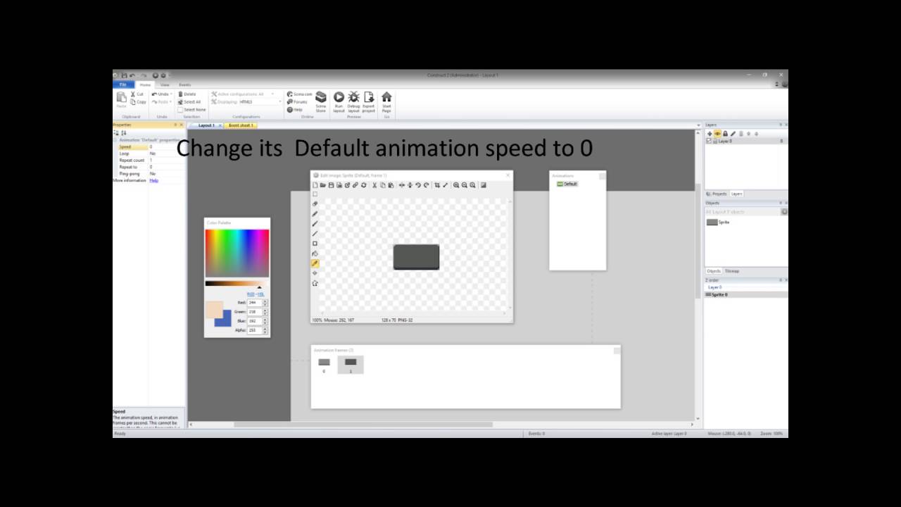 Construct 2 Basic Button Youtube