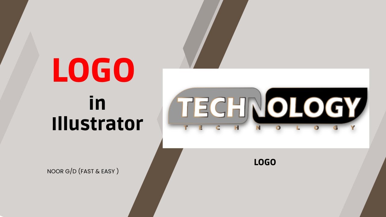 How To Design A Logo In Illustrator Tutorial For Beginners Youtube