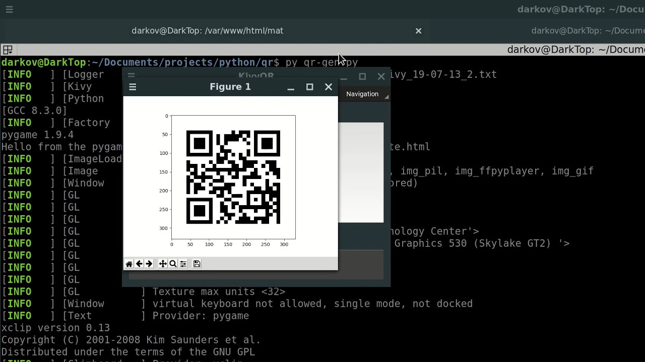 Python Kivy Qr Code Reader Generator Youtube