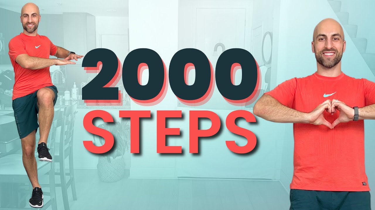 Happy Low Impact Indoor Walk 2000 Steps Workout No Repeat Youtube