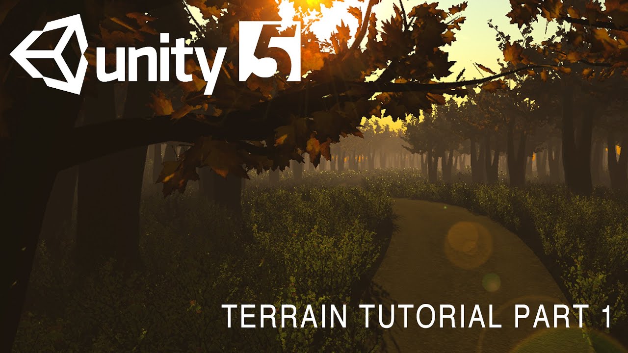 Unity Terrain Tutorial Part 1 Tree Creation Youtube