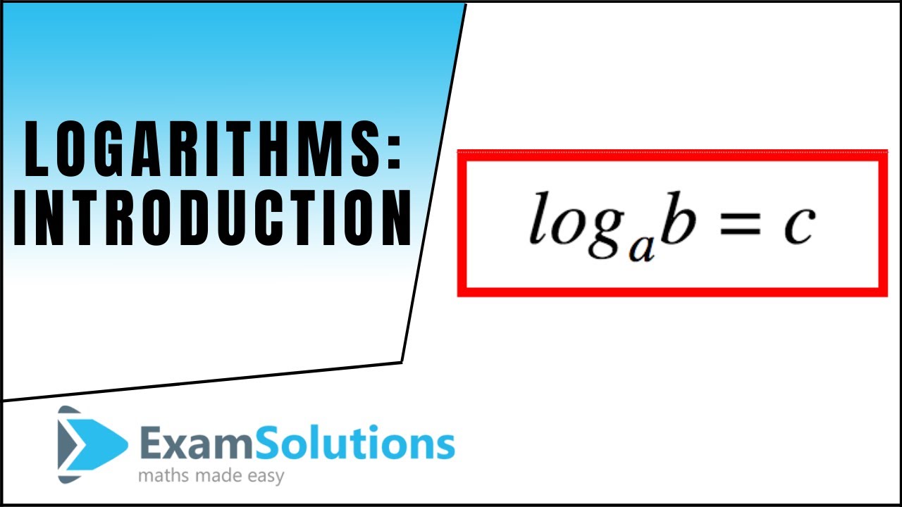 Logarithms Introduction Examsolutions Youtube