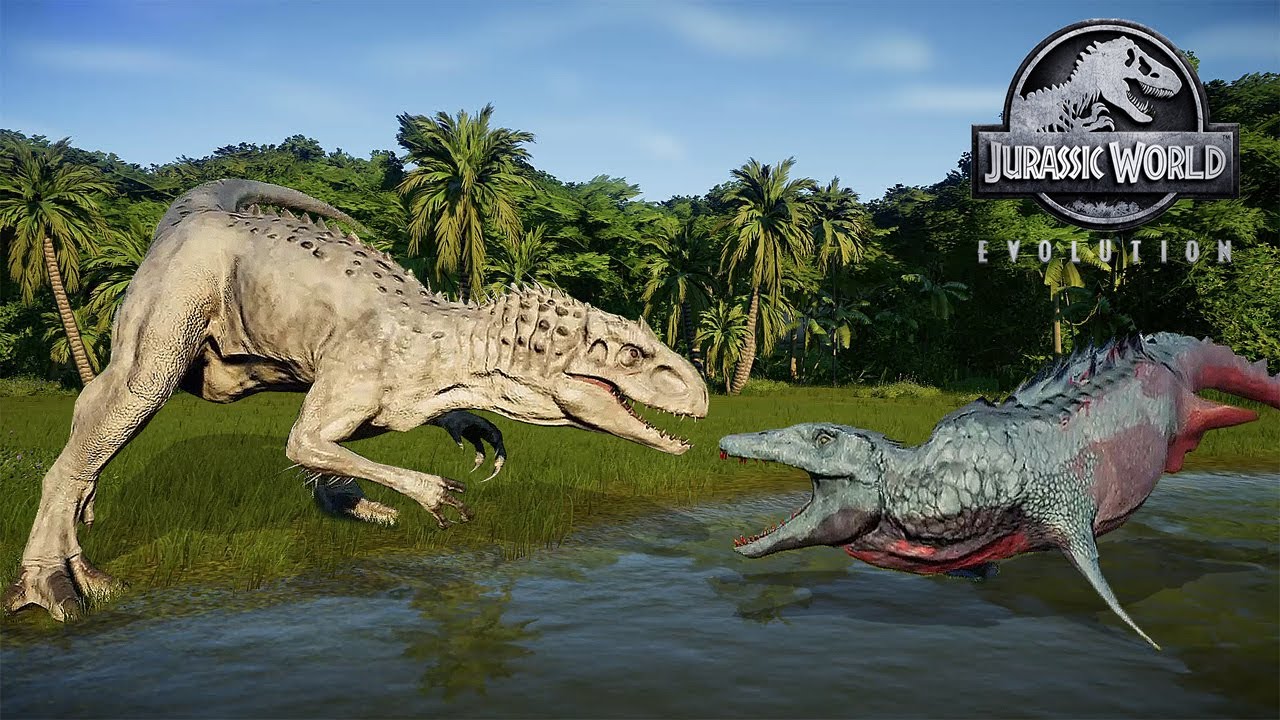 Mosasaurio Vs Indominus Rex Jurassic World Mosasaurus Indominus Rex