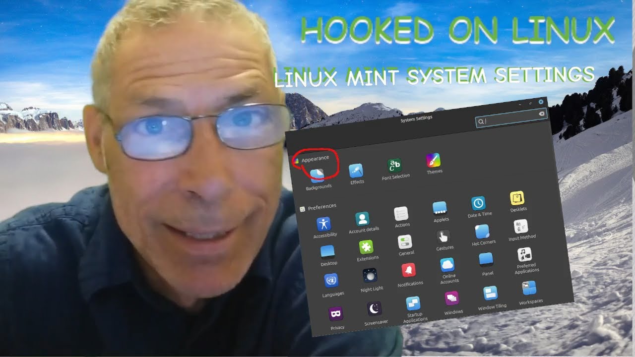 Linux Mint System Settings Youtube