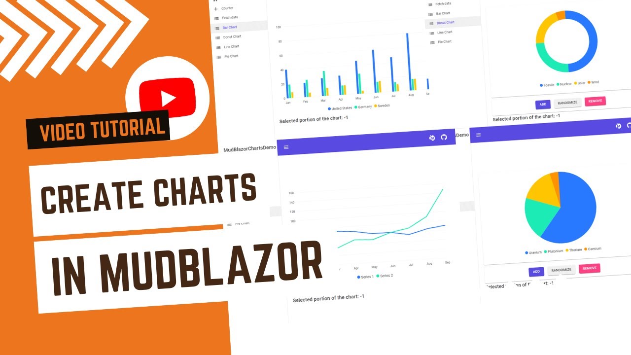 Create Charts In Mudblazor Youtube