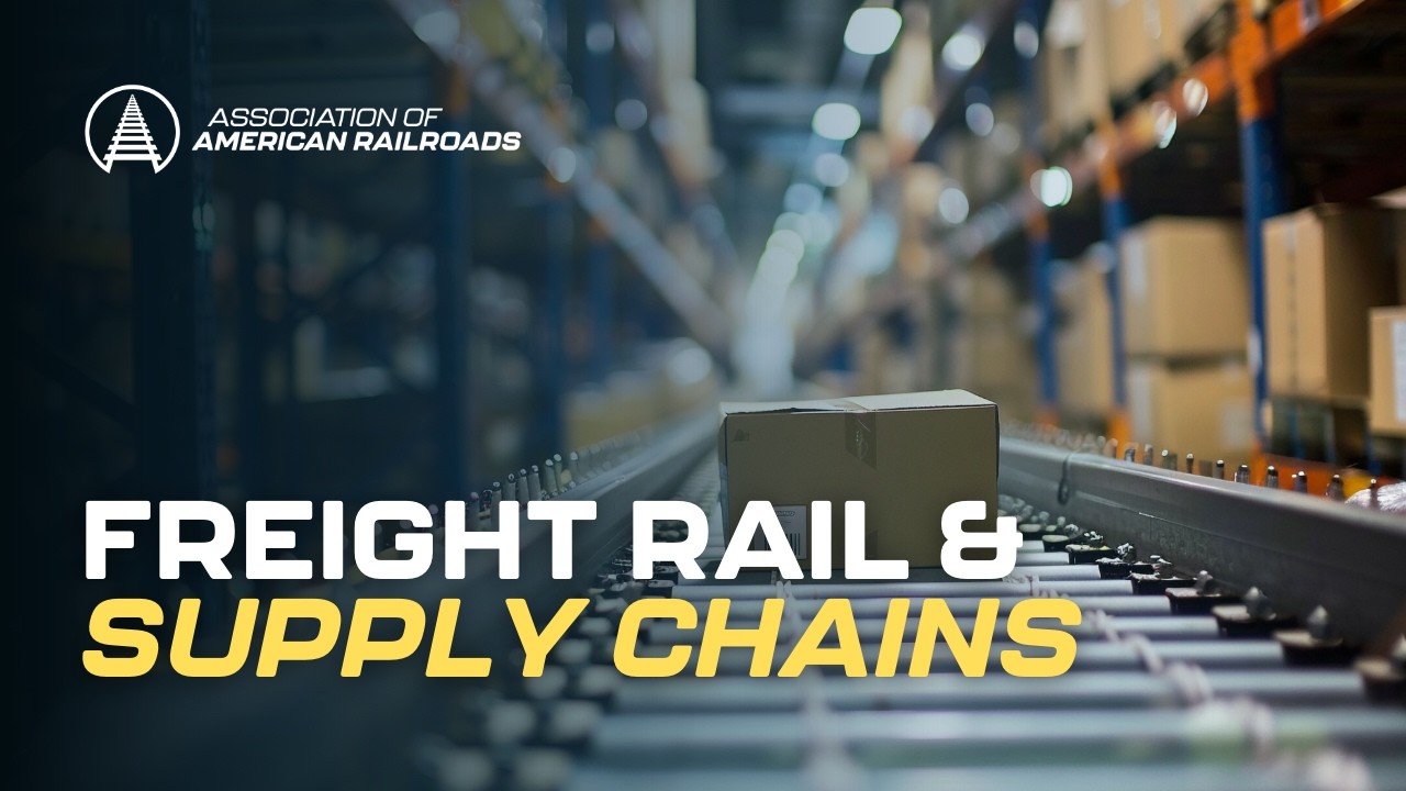 How Freight Rail Supports The Supply Chain Youtube