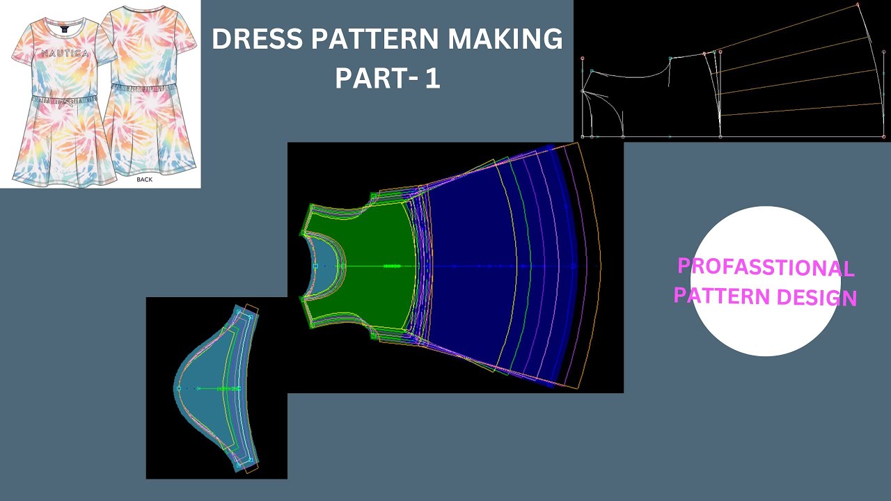 Dress Pattern Making Part 1 Youtube