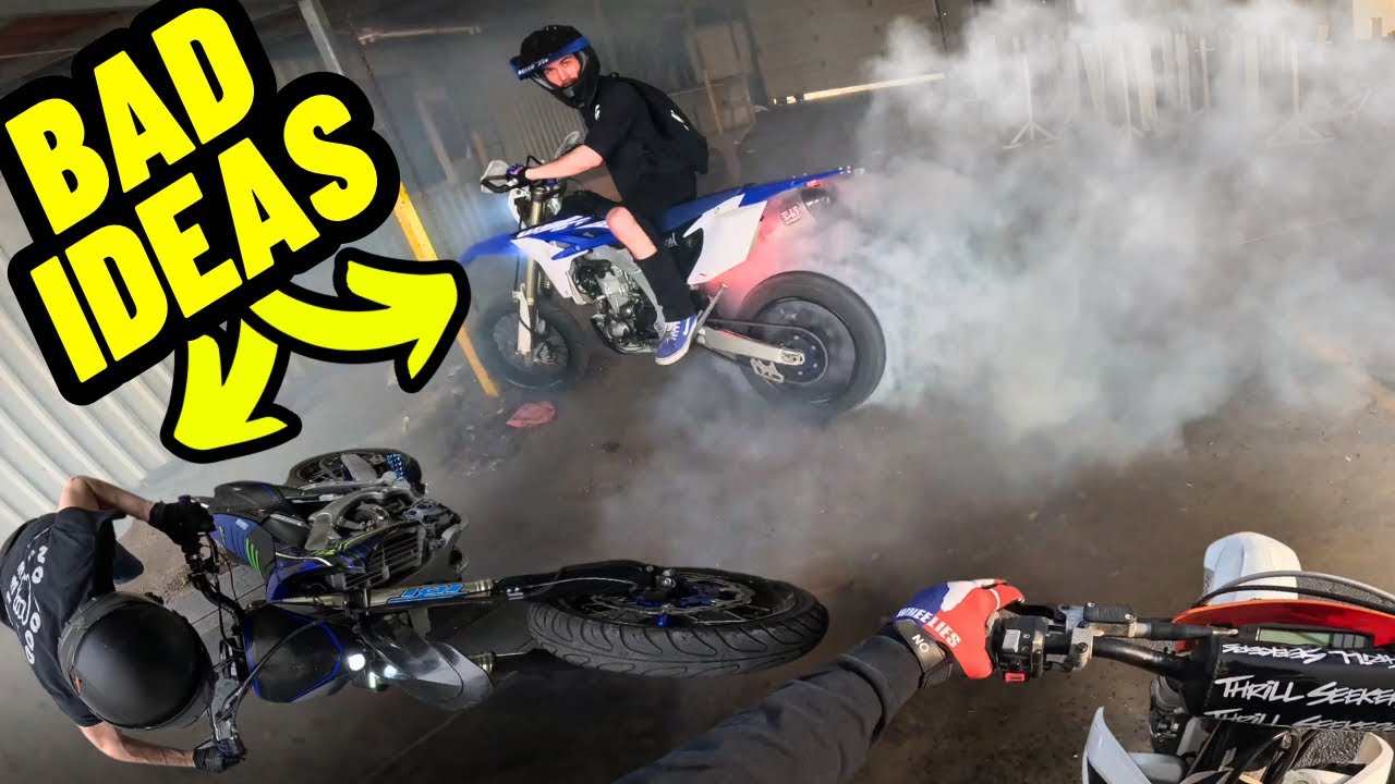 Group Of Idiots Go Exploring On Motorcycles Youtube
