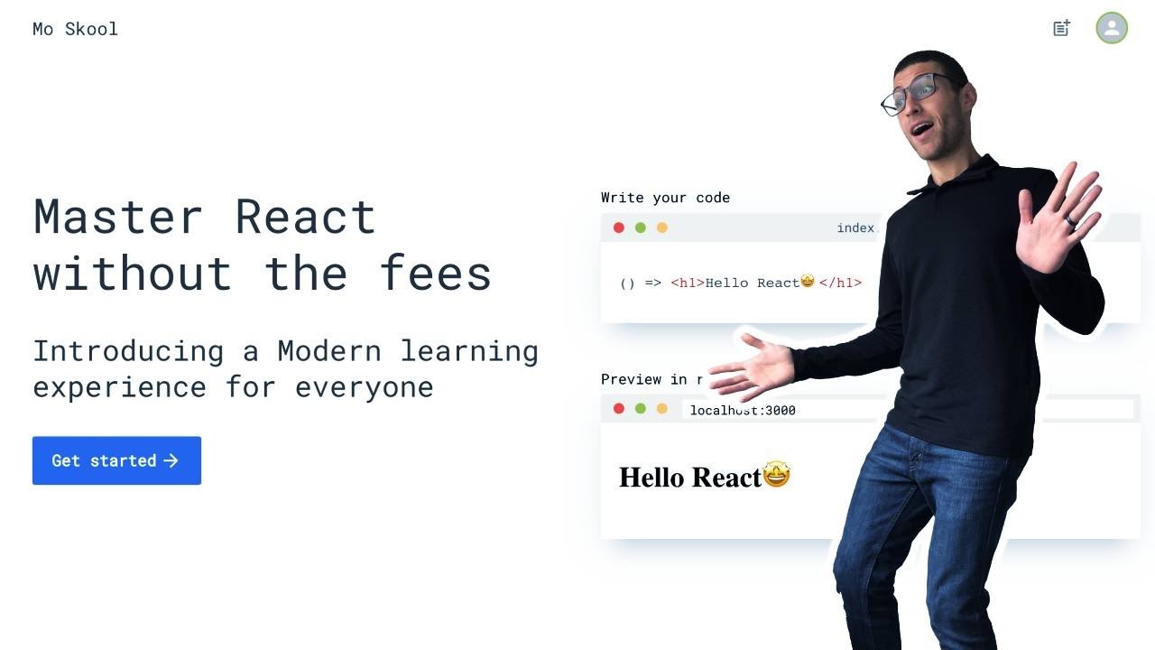 Learn React Build A React Learning Platform Introduction To Moskool