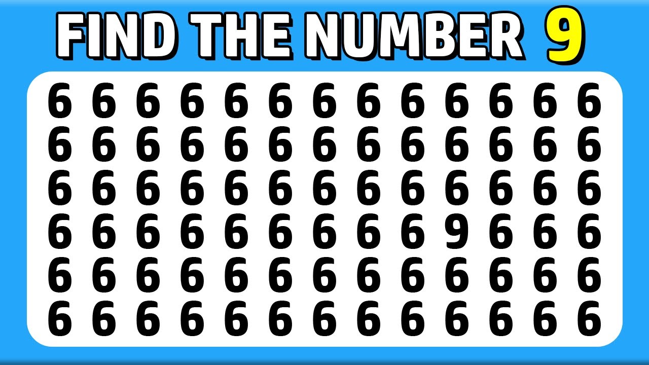 Find The Odd One Out Numbers And Letters Edition Youtube