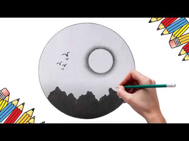 Desenhos Faceis De Paisagens Passo A Passo Esboço De Avião Tutorial