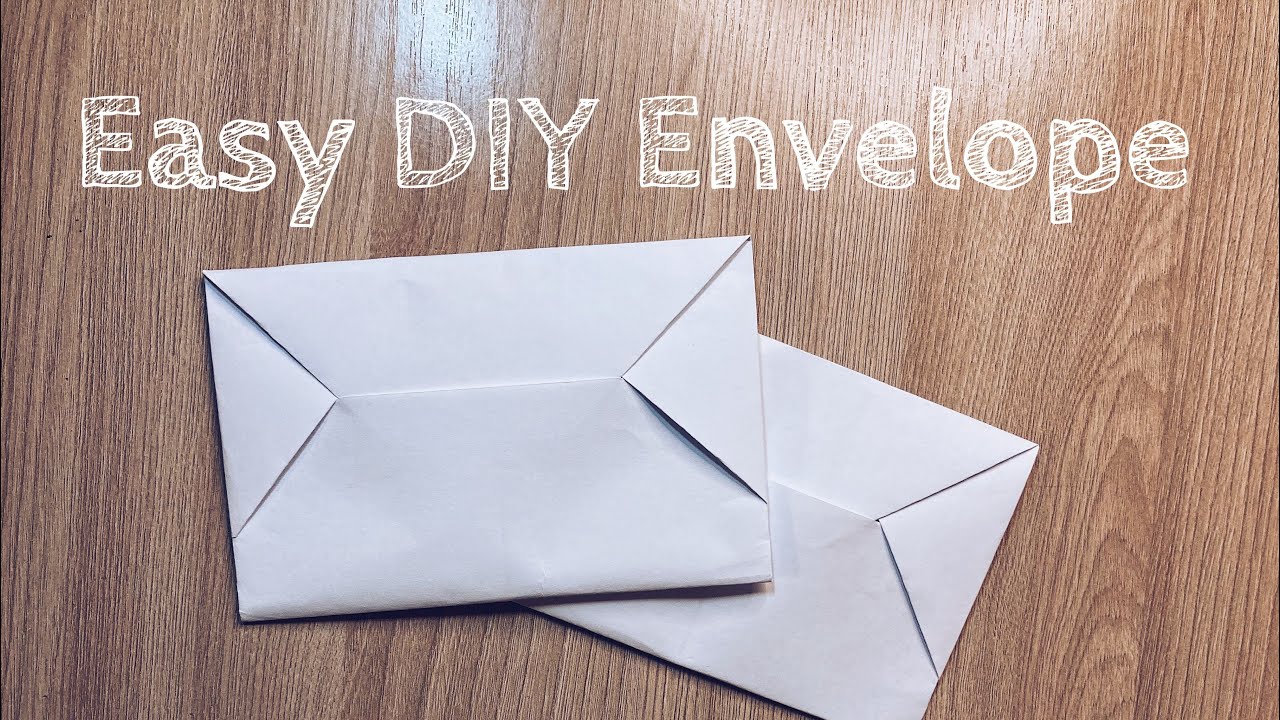 Easy Diy Letter Envelope Youtube