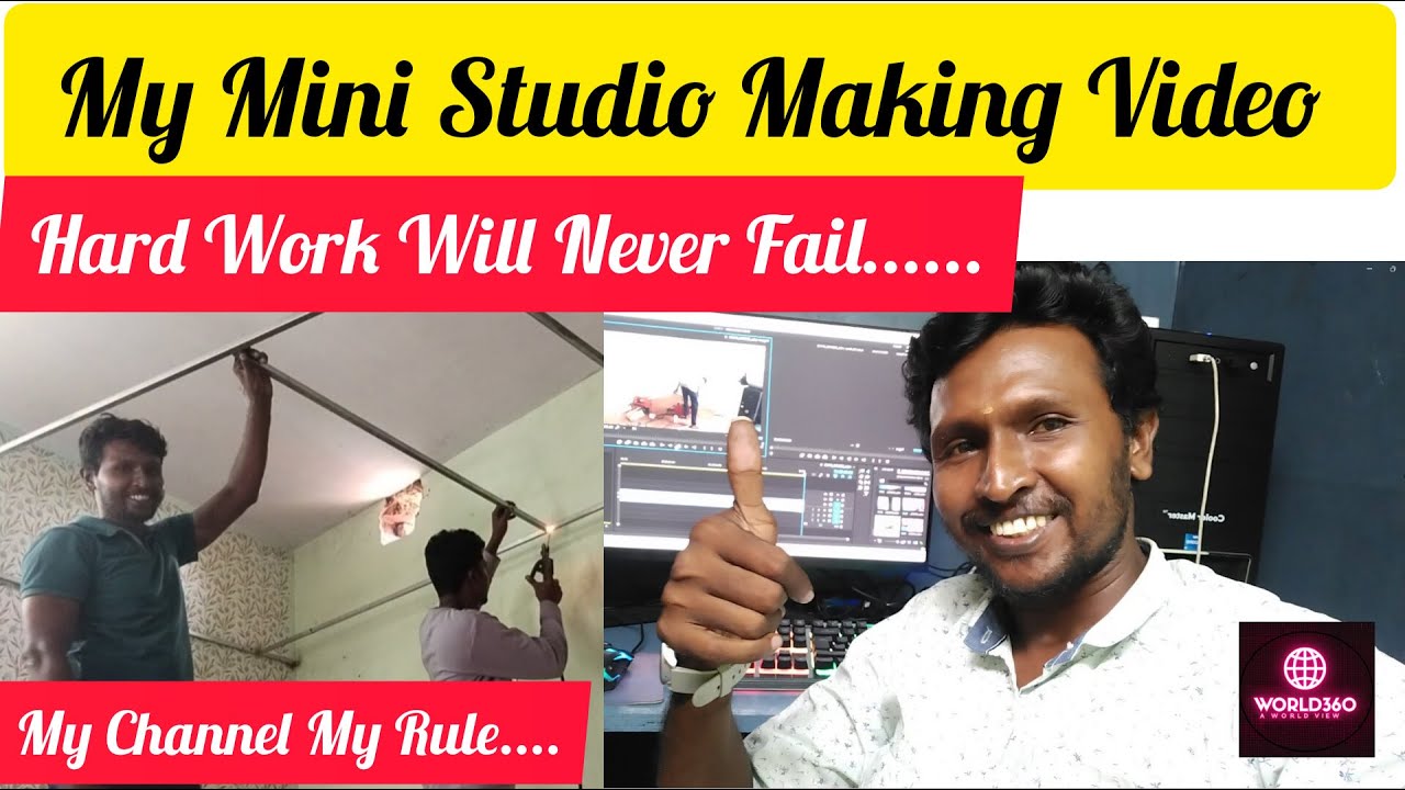 My Mini Youtube Studio Construction Video Youtube