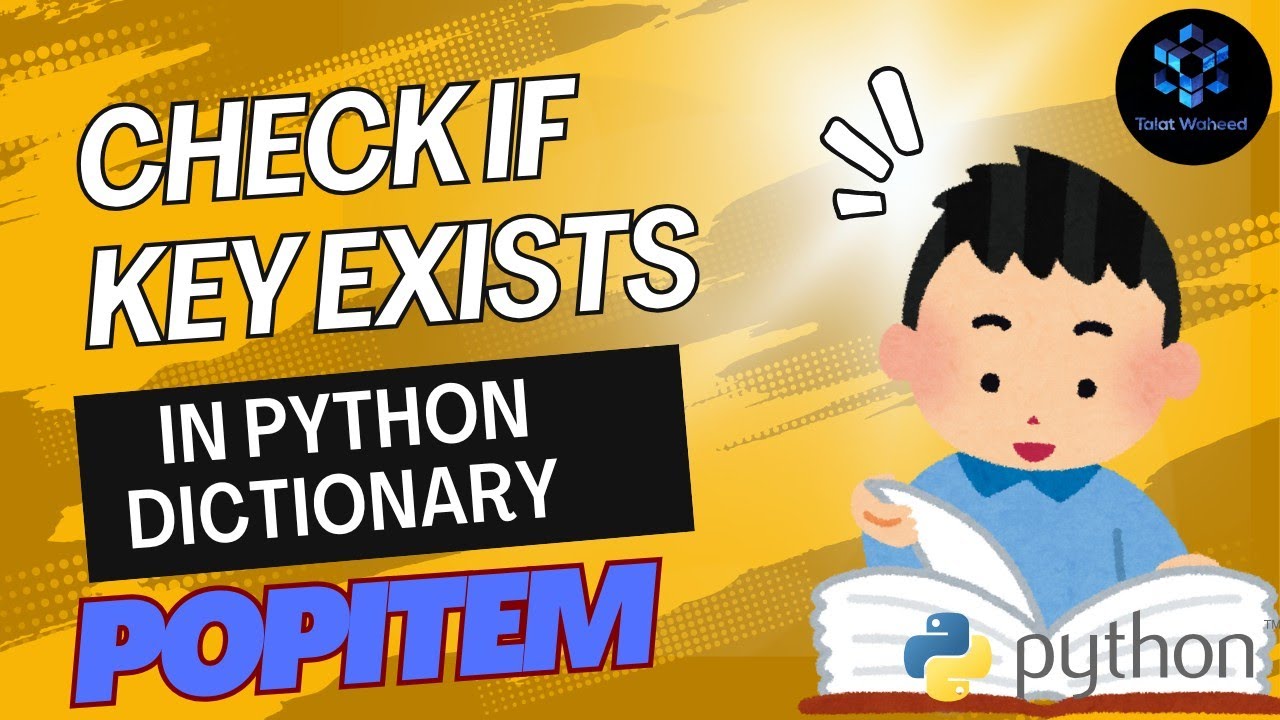 How To Check Key Exist In The Python Dictionary Popitem Method In