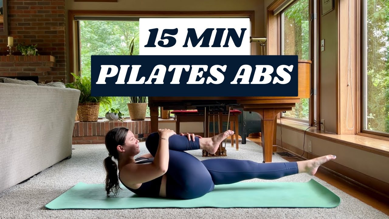 15 Minute Pilates Ab Workout No Equipment Pilates For Abs At