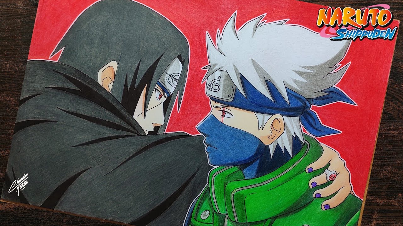How To Draw Uchiha Itachi Vs Hatake Kakashi Step By Step Tutorial