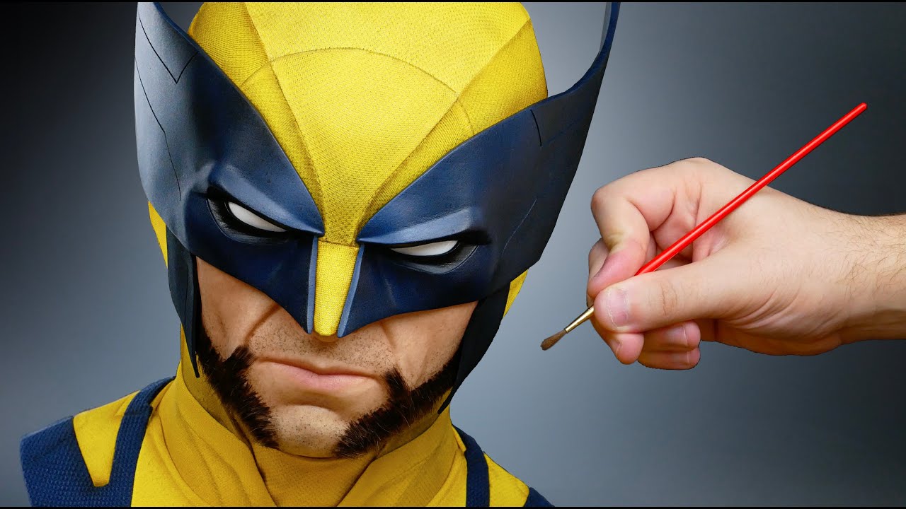 Wolverine Mask Build Timelapse Deadpool Wolverine Youtube