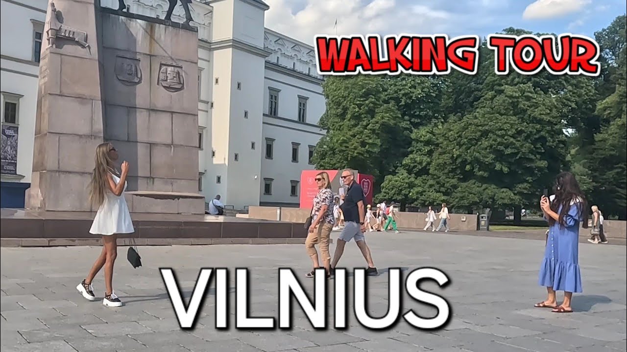 Vilnius Lithuania Walking Tour 4k July 9 2024 Gopro Hero 11