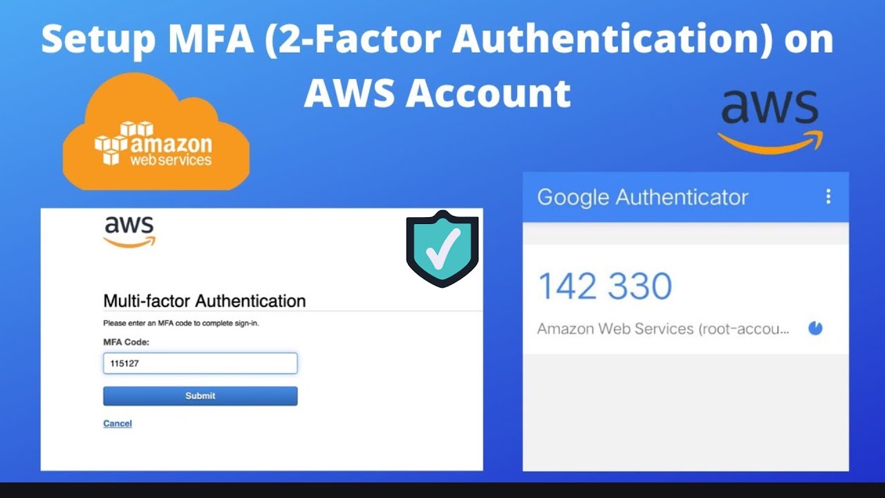 How To Set Up Multi Factor Authentication Mfa On Aws Account With