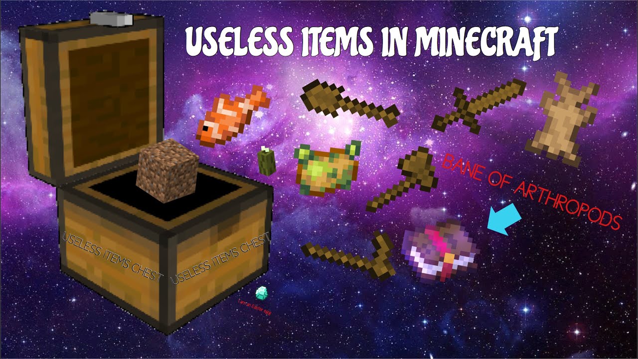 Top 5 Most Useless Items In Minecraft Youtube