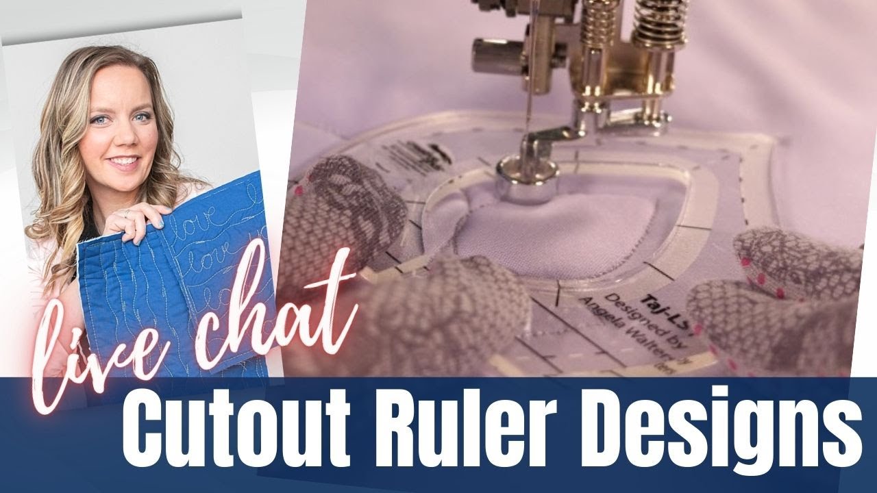 Cutout Ruler Designs Live Chat With Angela Walters Youtube