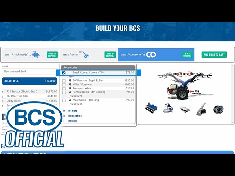 Build Your Bcs With Bcs America S Custom Configurator Youtube
