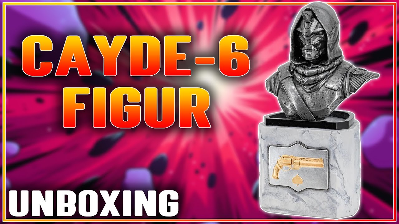 Cayde 6 Bust Sculpture Unboxing Destiny 2 Ger Youtube