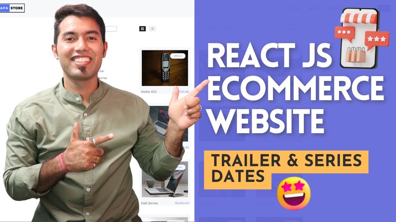 React Ecommerce Website Trailer рџ ґ Youtube