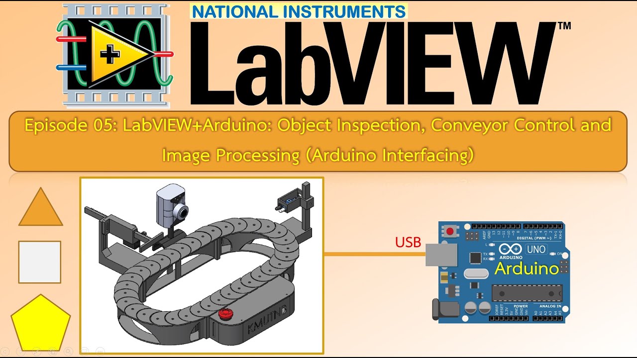 Ep05 Arduino Interface Labview Arduino Object Inspection Conveyor