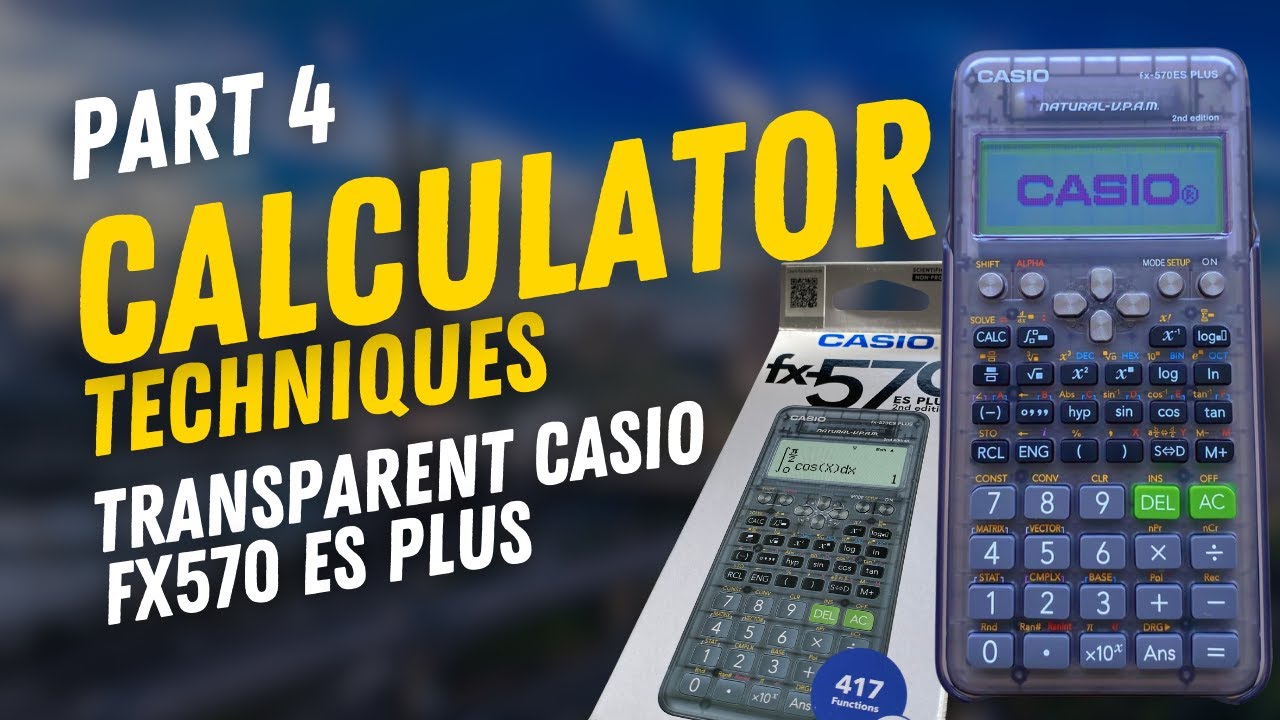 Calculator Techniques Part 4 Youtube