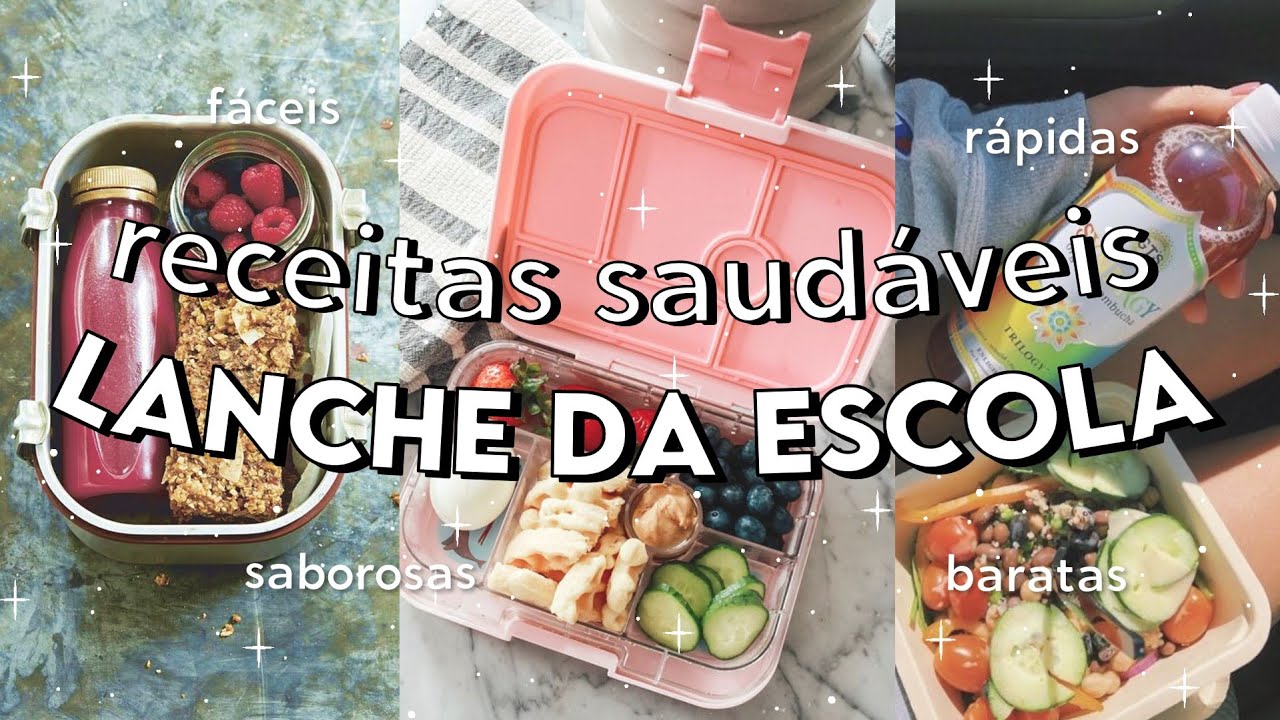 Lanches Divertidos E Saudaveis Para Criancas Na Escola Merenderia