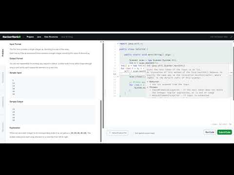 Java 1d Array Youtube