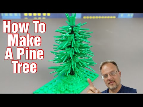 How To Make A Lego Pine Tree Or Christmas Tree Youtube