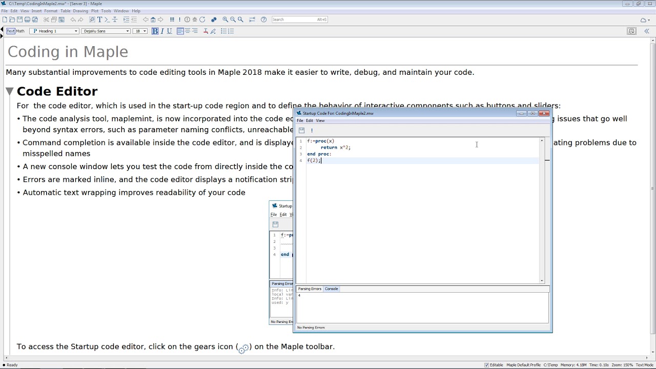 Coding In Maple Youtube