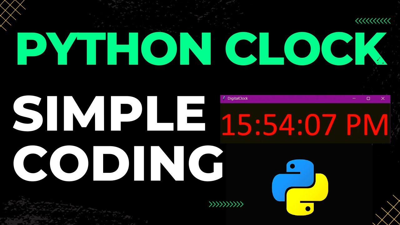 Python Digital Clock Program How To Create Digital Clock Using Python