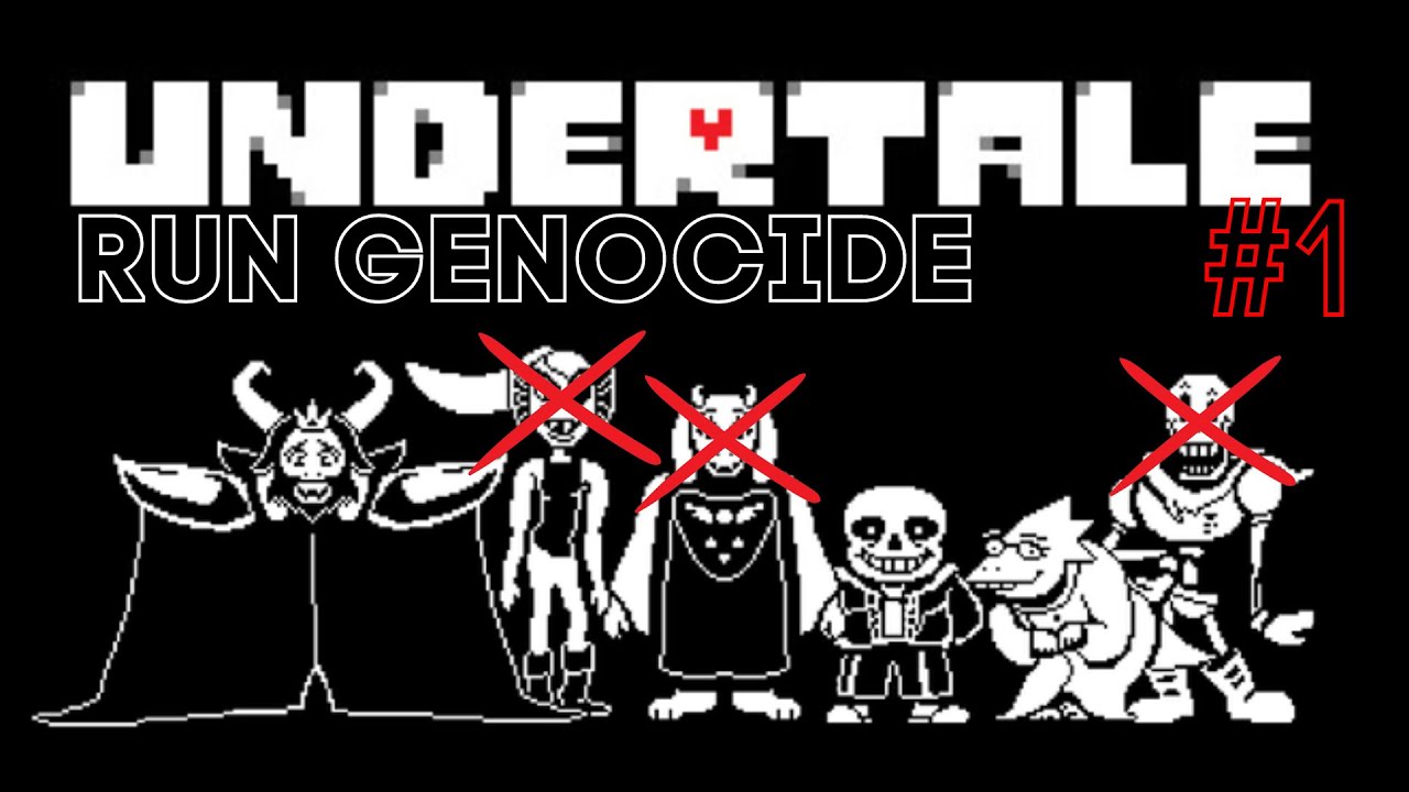 Undertale Run Genocide Partie 1 Youtube