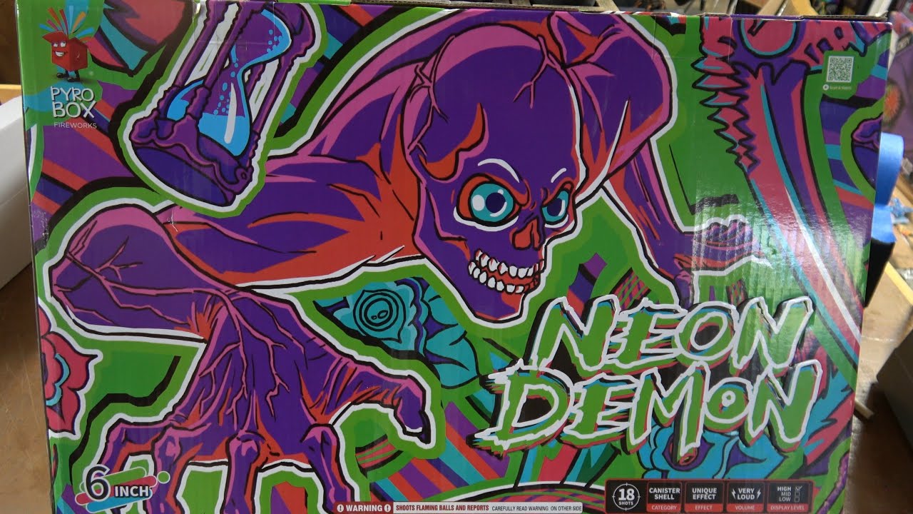 Neon Demon Cannister Shells By Pyrobox Youtube