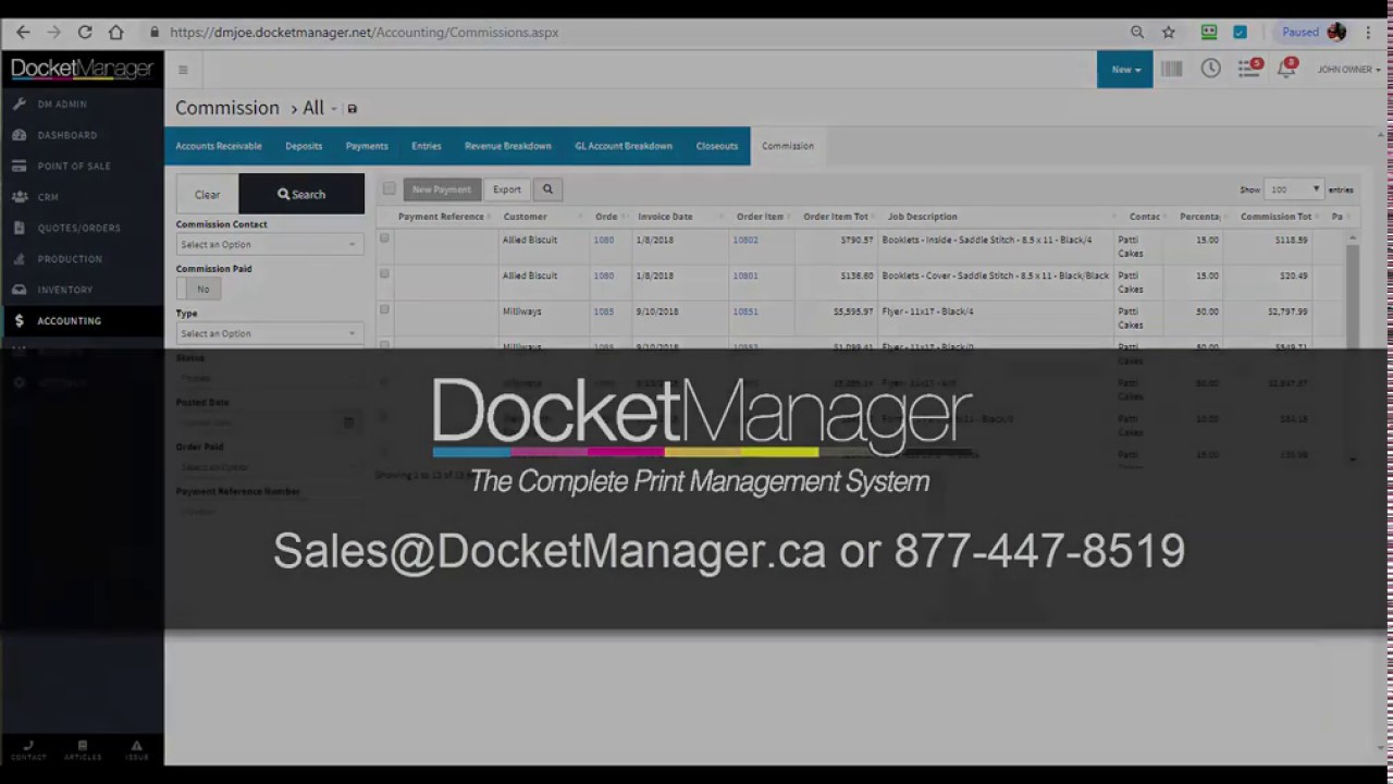 Docketmanager Accounts Receivable Overview Youtube